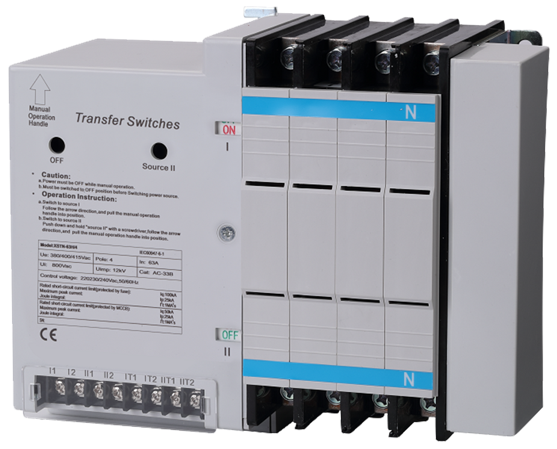 ATS PC Grade ATS 4P XSTN-125 (80 ~ 125A) | Promax Electric